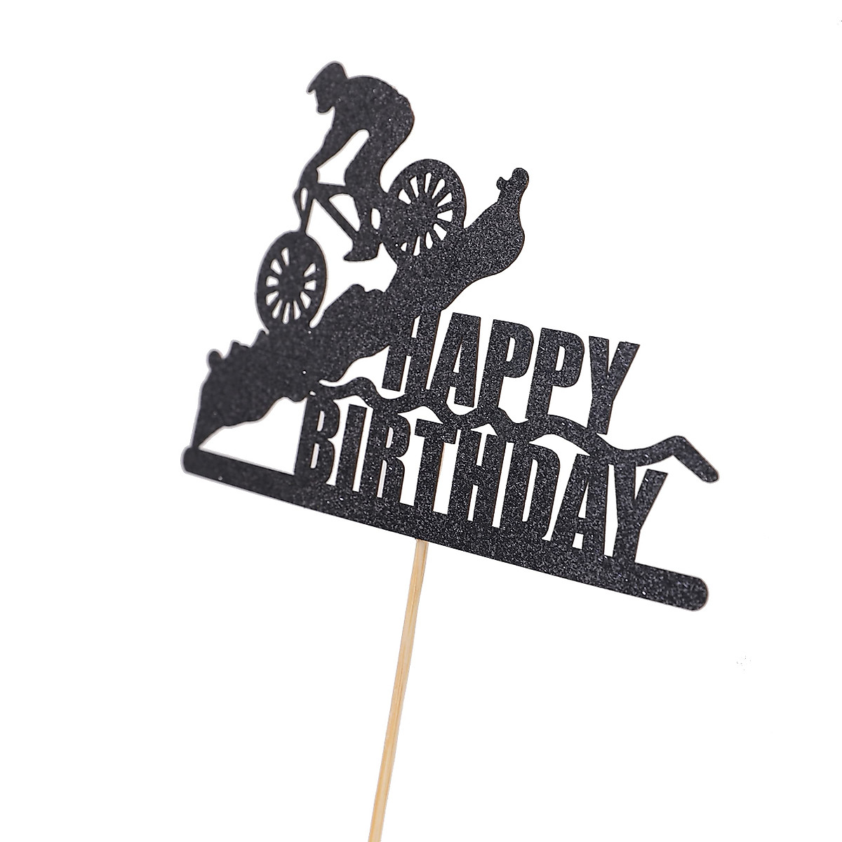 Mountain Biking Cake Topper - bike Cake Topper,bicycle Cake Topper,personalised Cake Topper,bike Birthday Party, Bmx Bike Cake Topper