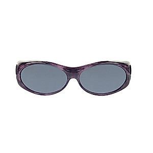 Jonathan Paul Fitovers Eyewear - Aurora - Purple Haze/polarized Grey - Oval - 133 X 39