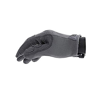 Mechanix Wear: The Original Tactical Work Gloves with Secure Fit, Flexible Grip for Multi-Purpose Use, Durable Touchscreen Safety Gloves for Men (Grey, X-Large)