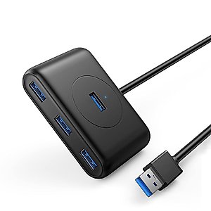 SHYPT USB Hub 4-Port USB 3.0 High-Speed USB Splitter for Hard Drives USB Flash Drive Mouse Keyboard Extend Adapter USB 3.0 Hub