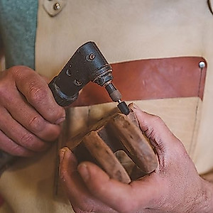 Kutzall Extreme Cylinder Burr, 1⁄8" Shaft, Very Coarse - Woodworking Attachment for Dremel, Foredom, DeWalt, Milwaukee. Abrasive Tungsten Carbide, 1⁄4" (6.3mm) Dia. X 1⁄2" (12.7mm) Length, CX-14-EC