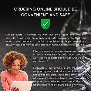 AGAVE'S GLASSWARE Margarita Glasses Set of 4 (16 oz) Gift Box – Cobalt Blue Rim Margarita Glass, Handmade, Mexican Glassware, Cocktail Glasses, Coupe Glasses (Cobalt Blue Rim).