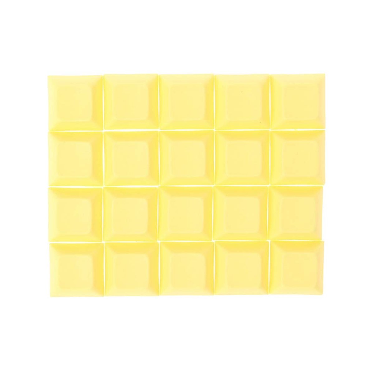 Y-QUARTER PBT Keycaps DSA 1u Blank Printed Keycaps for Gaming Mechanical Keyboard,Suit for Game Lover Gifts, Multicoloured, one size