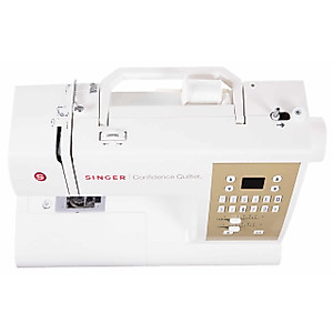 SINGER | Confidence 7469Q Computerized & Quilting Sewing Machine with Built-In Needle Threader, 98 Built-In Stitches - Sewing Made Easy, White