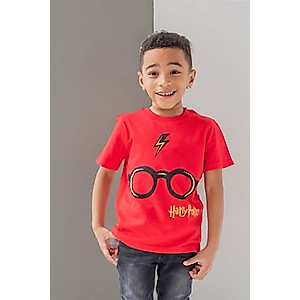 Harry Potter Big Boys 3 Pack Pullover T-Shirts Blue/Grey/Red 10-12