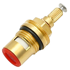 UOIENRT 45882000 Hot Right Stop Ceramic Cartridge, Replacement for Kitchen and Lavatory Models and 1/2-Inch Wall Mount Valves, Replaces 45882000