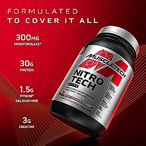 Whey Protein Isolate | MuscleTech Nitro-Tech Elite Isolate | Whey Isolate Protein Powder for Muscle Gain | Protein Shakes for Men & Women | Muscle Builder | Cookies and Cream, 2.2 lbs (23 Servings)