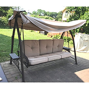 Garden Winds Replacement Canopy Top Cover for The Costco 559273 Swing - Standard 350