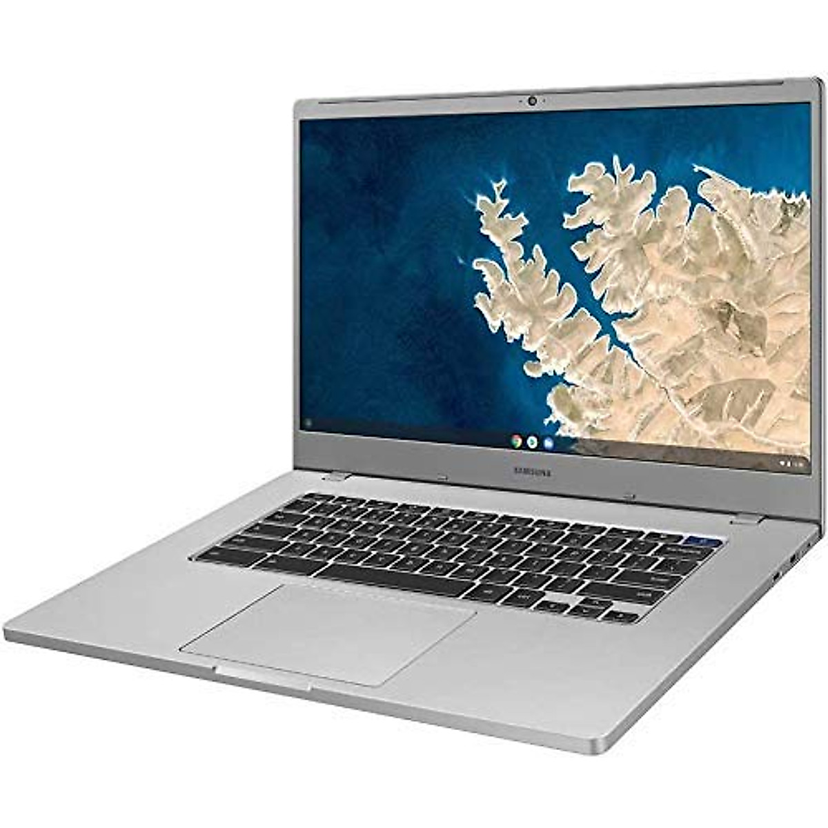 Samsung XE350XBA-K05US Chromebook 4 + Chrome OS 15.6" Full HD Intel Celeron Processor N4000 4GB RAM 128GB SSD, Platinum Titan