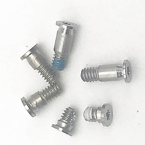 Space Grey Silver Bottom Case Cover Screws+Screwdriver for MacBook A1708 Late 2016 Mid 2017 A2159 2019 Space Grey Silver Bottom Case Cover Screws (Silver Screws)