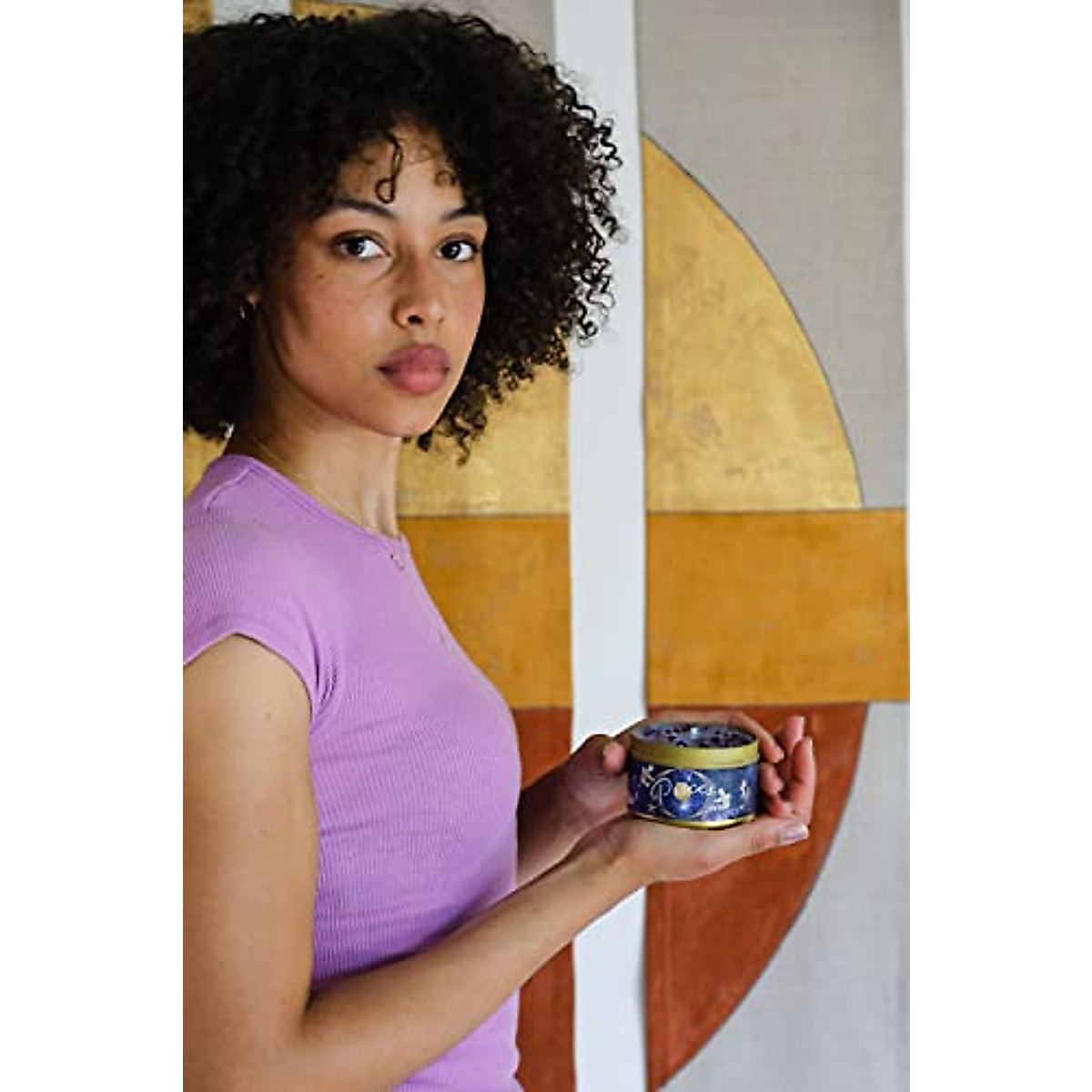 MAMA WUNDERBAR Pisces Zodiac Candle, Gifts for Women, Coconut Candle, Birthdate Candles, Zodiac Gifts for Women, Zodiac Sign Gifts, Astrology Gifts, Crystal Candle, Horoscope Gifts (Pisces)