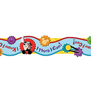 Eureka Disney Mickey Mouse Clubhouse 'I Think I Can' Bulletin Board Trim and Classroom Decoration for Teachers, 12pc, 3.25'' W x 37'' L