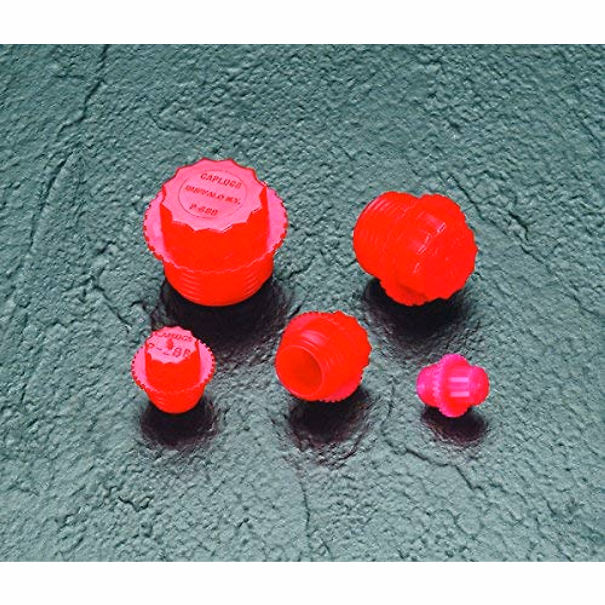 Caplugs P-68B P Series – Plastic Threaded Plug for NPT/NPS Pipe Fittings, 40 Pack, Red HD-PE, Thread Size NPS 3/4" Tapered & Straight, Temporary Seals, Thread Protection, Leak Prevention (99394678)