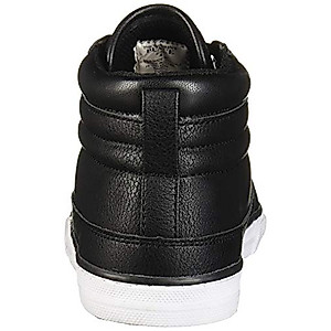 The Children's Place,Baby-Boys,Mid Top Sneaker,and Toddler Uniform Hi Top Sneakers,Black,5 Big Kid