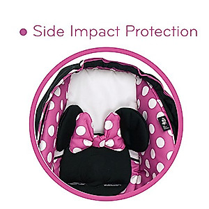 Disney Light 'n Comfy Luxe Infant Car Seat, Mickey Silhouette