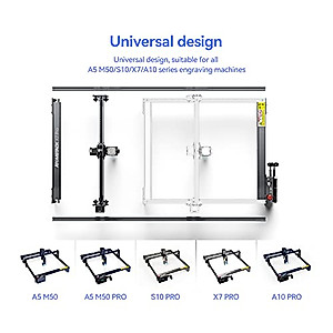 ATOMSTACK Engraving Area Expansion Kit for ATOMSTACK X7 Pro, X7, S10 Pro, A10 Pro, A5 M50 Pro Engraving Machine, Expand The Engraving Area to 850x410mm, Same Color Original Metal Profile