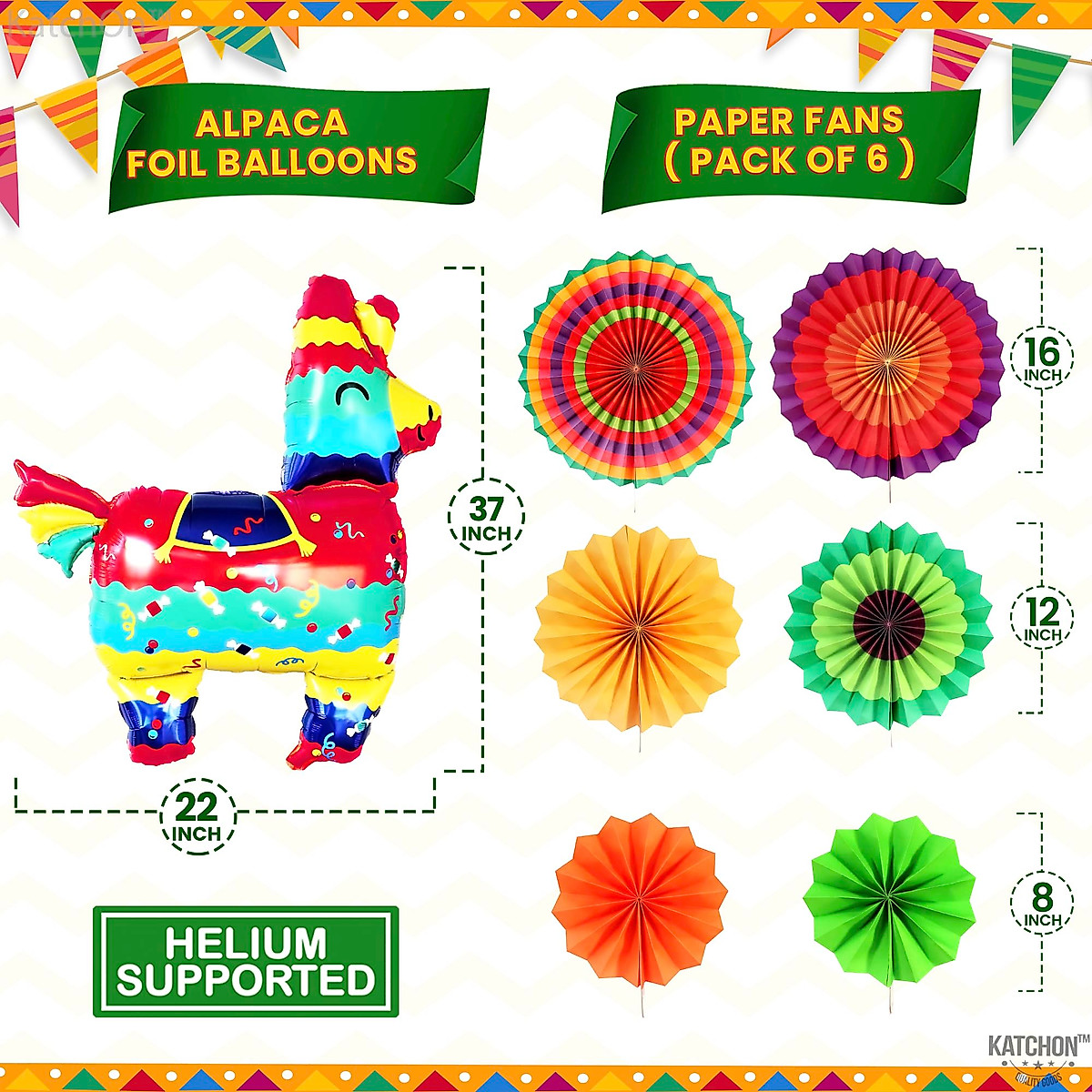 KatchOn, 30 PCS Taco Bout A Fiesta Decorations - Mexican Party Decorations | Mexican Banner, Taco Balloons | Fiesta Balloons for Fiesta Party Decorations, Taco Decorations | Taco Party Decorations