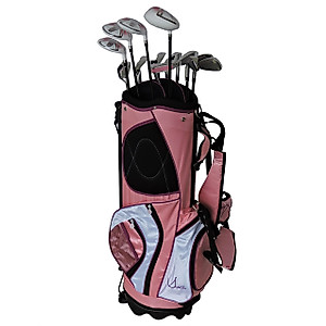Sephlin Signature Women's Pink Right Hand 13 Pieces Golf Clubs Set & Golf Bag