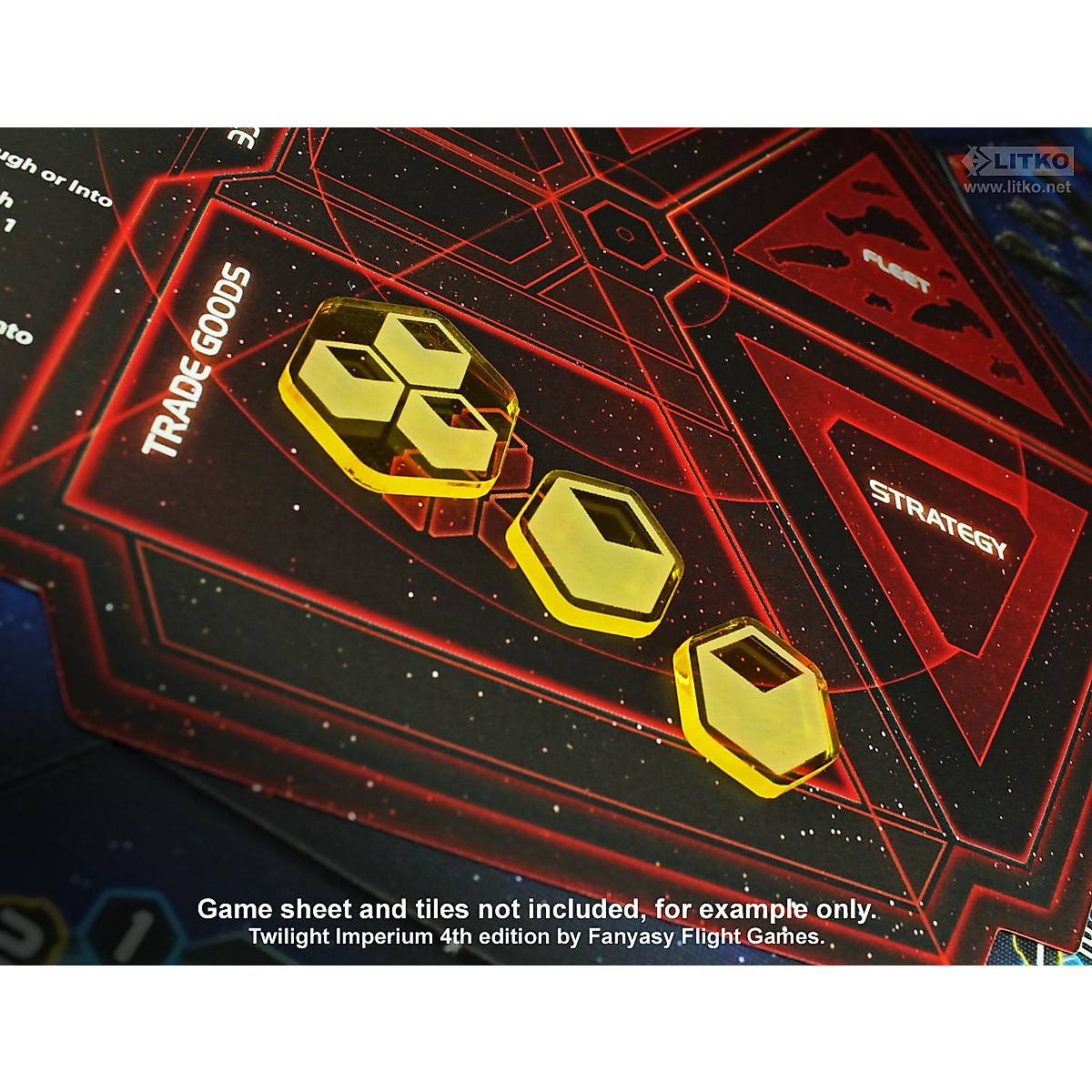 LITKO Resource Token Set | Compatible with Twilight Imperium 4th Edition (Trade Goods)