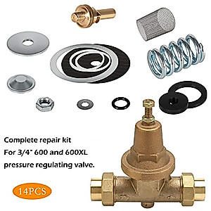RK34-600XL Repair Kits for Zurn 600 Series Pressure Fits the 3/4" 600 and 600XL Reduction Valve
