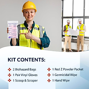Biohazard Fluid Clean Up Kit W/Red Z