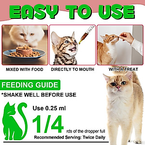 Urinary Tract for Cats, Natural Cat Urinary Tract Infection Treatment Drops - Supports Bladder, Kidney Stone, Dog UTI, Cranberry Kidney Bladder Support Supplement, Chicken Flavor - 60 ml / 2.02oz