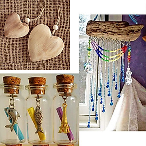 LUORNG 100PCS 0.67 inches Stainless Steel Eye Screws, Heavy Duty Screw, Eye Hooks Screw Eye Bolts Eye Hooks Screw