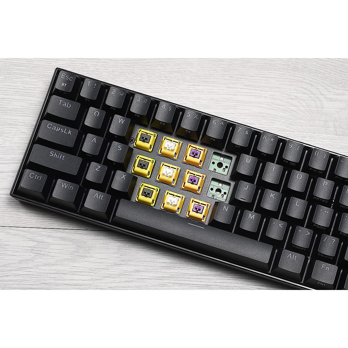 Redragon K530 PRO 60% Gaming Keyboard & A113 Hot-swap Mod Switches (24pcs) Bundle