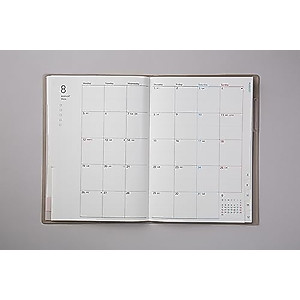Takahashi Shoten Takahashi Notebook, 2024 B6, Monthly Torinco 2, Greige No. 515 (Begins December 2023)