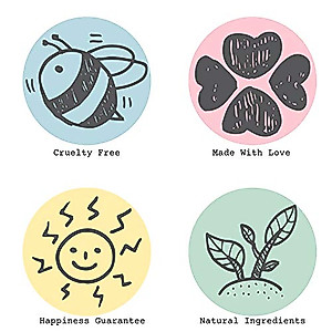 Bella & Bear Tutti Frutti Shower Jellies, cute gifts for teenage girls and tweens, pack of 3 x 3oz