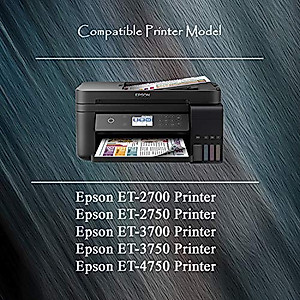 TG Imaging (1xYellow) Compatible Ink Bottle Refilled (1 Pack, Yellow) T502 502 Work for Epson ET-4750 ET-3700 ET-3750 ET-2700 ET-2750 Printer