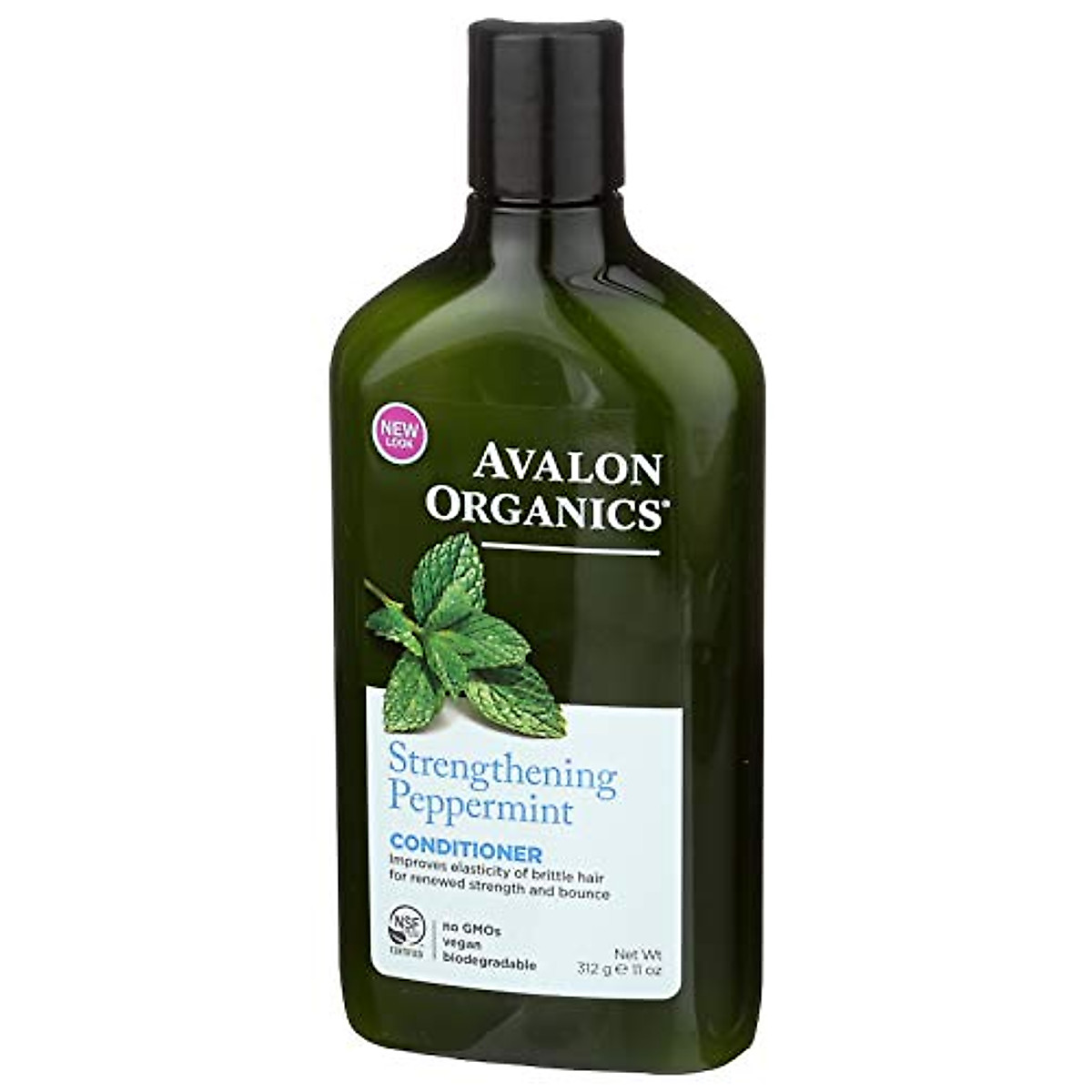 Avalon Organics Conditioner Strengthening Peppermint, 11 oz