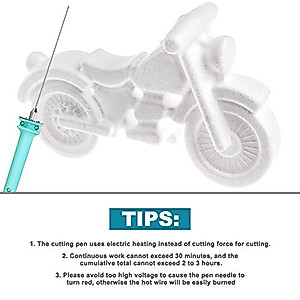 Foam Cutter, Jhua Hot Wire Knife Foam Cutter Electric Styrofoam Cutting Tool, 15W Foam Board Cutter with 4 inch Cutting Machine Pen for Styrofoam Foam Cutting, Arts, Crafts DIY