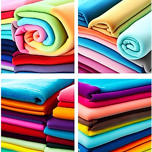 Barcelonetta | Fleece Fabric | Blanket Fabric | 72"X60" | Polar Fleece | Soft, Plush, Anti-Pill | Poncho, Pillow Cover, PJ Pants, Cushion, Liners, Eye Mask (Black, 2 Yards)