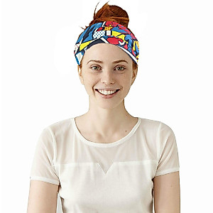 Headwear Bandana Retro Pop Art Comic Face Scarf Cover Mask Headband Neck Gaiter Dust Sun Protection Balaclava
