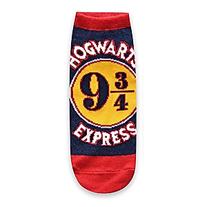 Harry Potter Hogwarts Express Hedwig Juniors/Womens 5 Pack Ankle Socks Size 4-10