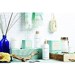 Tocca Montauk Candela: Salt Air, Cucumber | Richly Fragranced, Hand-Poured Candle, 10 oz.