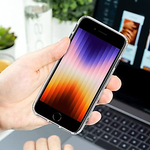 Restoo for iPhone SE Case 2022/2020,iPhone 7 8 Case,Slim Crystal Clear Case with [Not Yellowing] Shockproof Hard PC Back Protective Phone Case for iPhone 4.7 inch