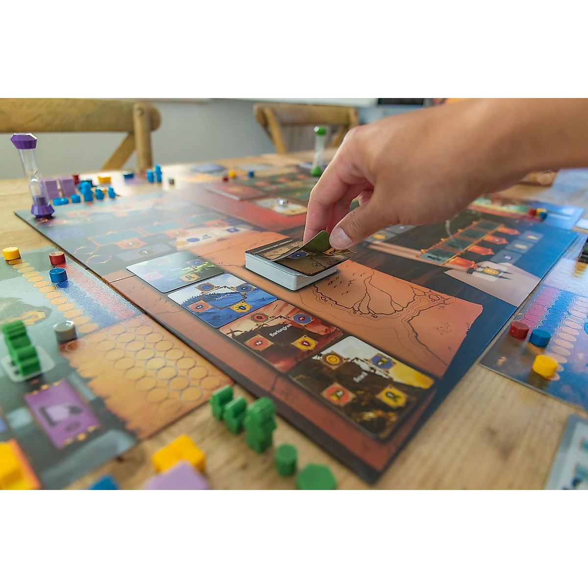 Stonemaier Games: Pendulum | A Worker Placement, Time-Optimization Strategy Board Game | Time is The Most Precious Resource as You Attempt to Rule Dunya | 1-5 Players, 90 Mins, Ages 14+