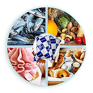 Shipping Cold Packs Ice Pack Sheets for Coolers Reusable, Ice Pack for Shipping Frozen Food, Shipping Dry Ice Pack Freezer Pack for Lunch Bag Long Lasting Cool Packs for Shipping, 6.9" x 4.7" 15 Packs