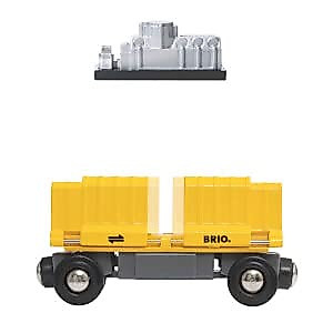 Brio 33982 Three-Wagon Cargo Train | Wooden Toy Train for Kids Age 3 and Up