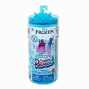 Disney Frozen by Mattel Disney Frozen Snow Color Reveal Small Doll & Accessories, 6 Surprises Include Character Figure Inspired by Disney Movies