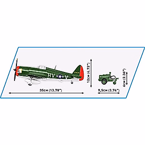 COBI Historical Collection WWII P-47 Thunderbolt™ & Tank Trailer Executive Edition