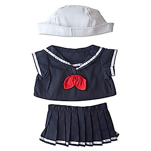 Sailor Girl Outfit Teddy Bear Clothes Fits Most 14" - 18" Build-a-bear and Make Your Own Stuffed Animals