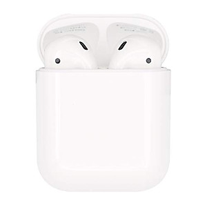 ALXCD Earbud Cover Replacement for Airpod, 2 Pairs [Fit in Case] Ultra Thin Earbud Covers & 2 Pairs [Anti Slip] Silicone Ear Tips, Fit for Airpod Headphone (4T+4S)[White]