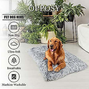 Washable Dog Bed Dog beds for Large Dogs, Anti-Slip Dog Crate Bed for Large Medium Small Dogs, Dog beds & Furniture