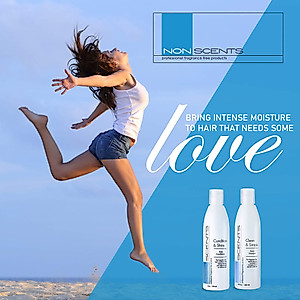 Nonscents Original Formula Fragrance Free Shampoo and Conditioner Set, Hydrating Shampoo for Dry Hair, Moisturizing and Unscented Shampoo and Conditioner for All Hair Types | Made in USA