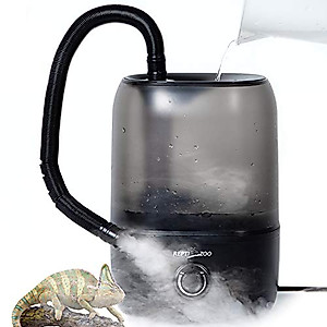 REPTI ZOO 4L Reptile Humidifier, Upgrade Reptile Fogger Large Reptile Mister Tank Terrarium Humidifier Fogger for Reptiles Amphibians Herps Vivarium