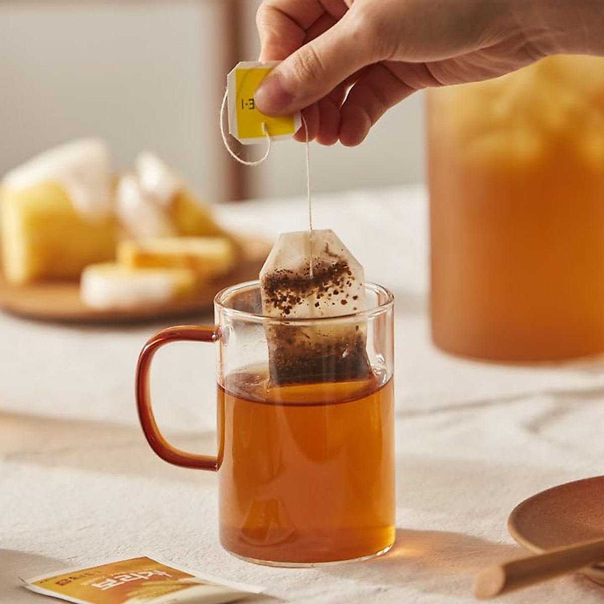 DAMTUH Korean Traditional Tea Barley Tea - 100% Pure Barely Tea, caffeine-free (50 Tea Bag x 1.5 g)