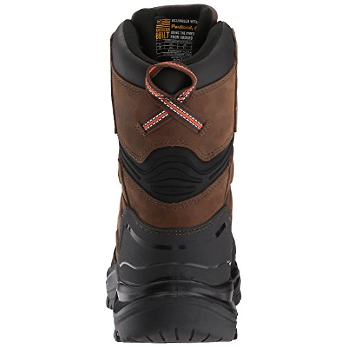 KEEN Utility mens Coburg 8" Steel Toe Waterproof Work Boots, Cascade Brown/Brindle, 15 Wide US